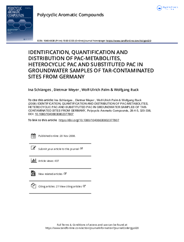 (PDF) Identification, Quantification and Distribution of Pac ...