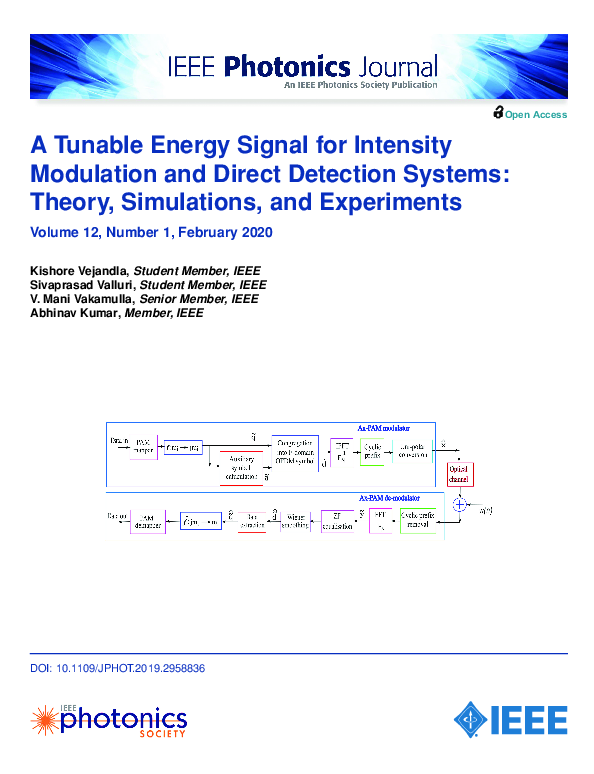 (PDF) A Tunable Energy Signal for Intensity Modulation and Direct ...