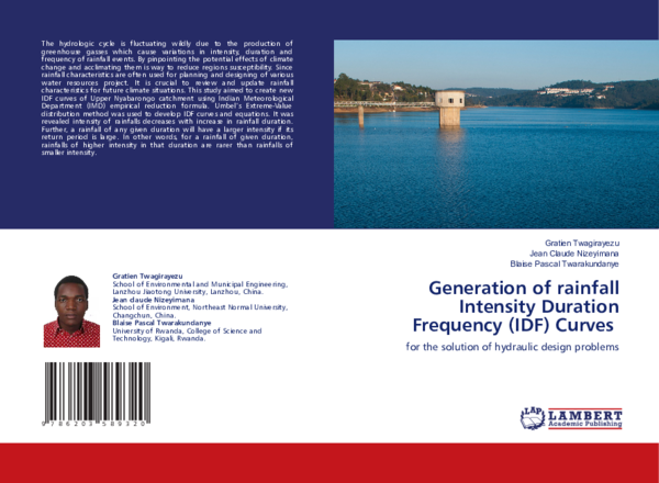 (PDF) Generation of rainfall Intensity Duration Frequency (IDF) Curves