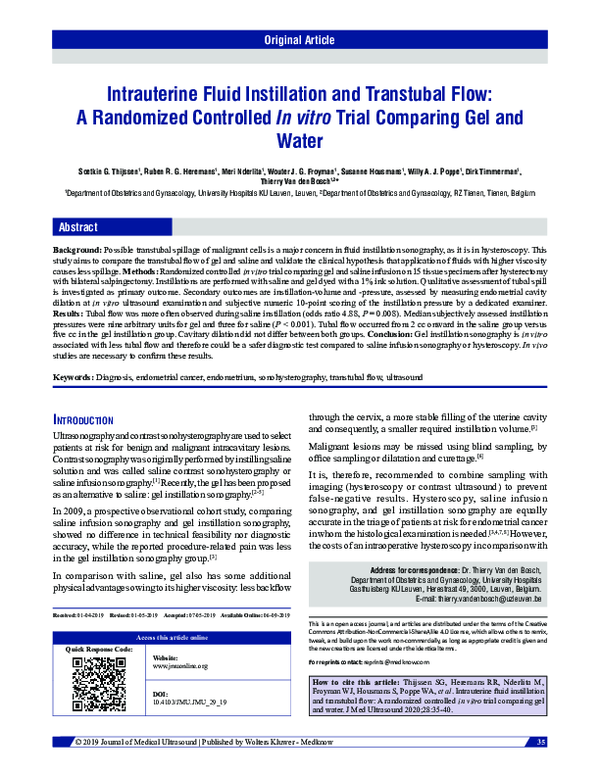 (PDF) Intrauterine fluid instillation and transtubal flow: A randomized ...