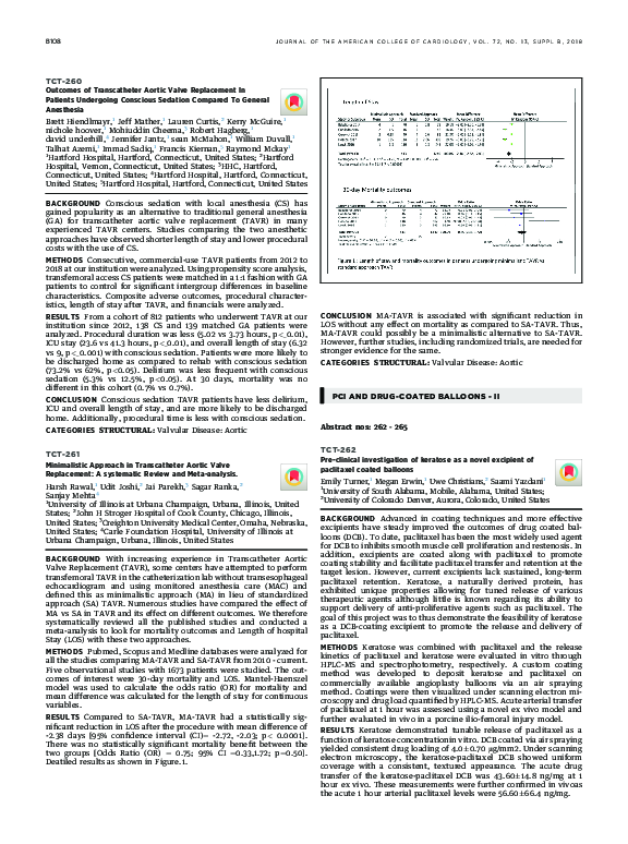 (PDF) TCT-261 Minimalistic Approach in Transcatheter Aortic Valve ...