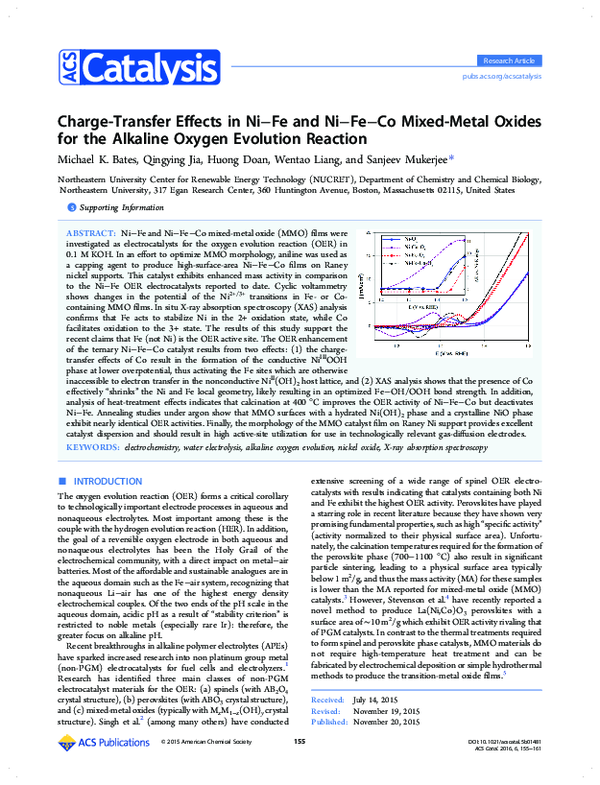(PDF) Charge-Transfer Effects in Ni–Fe and Ni–Fe–Co Mixed-Metal Oxides ...
