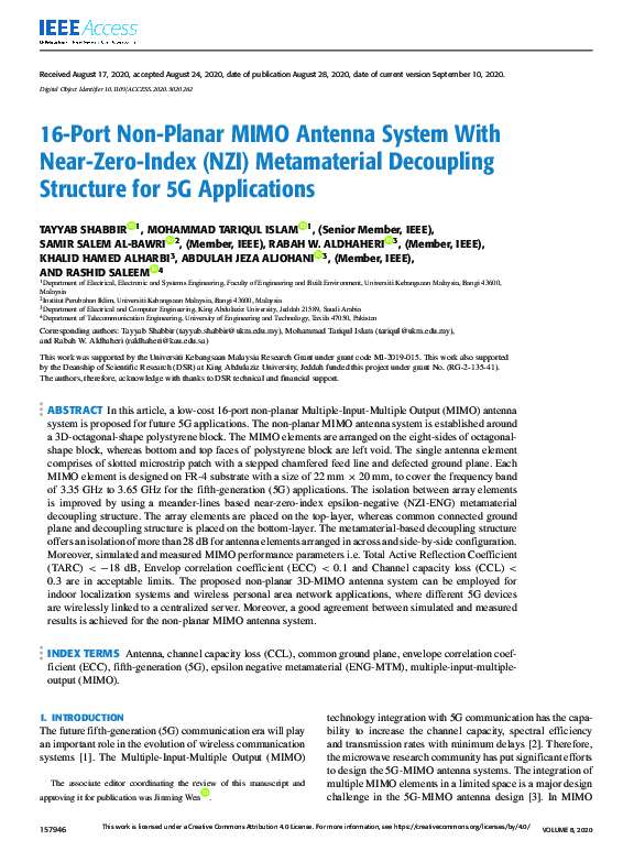 (PDF) 16-Port Non-Planar MIMO Antenna System With Near-Zero-Index (NZI ...