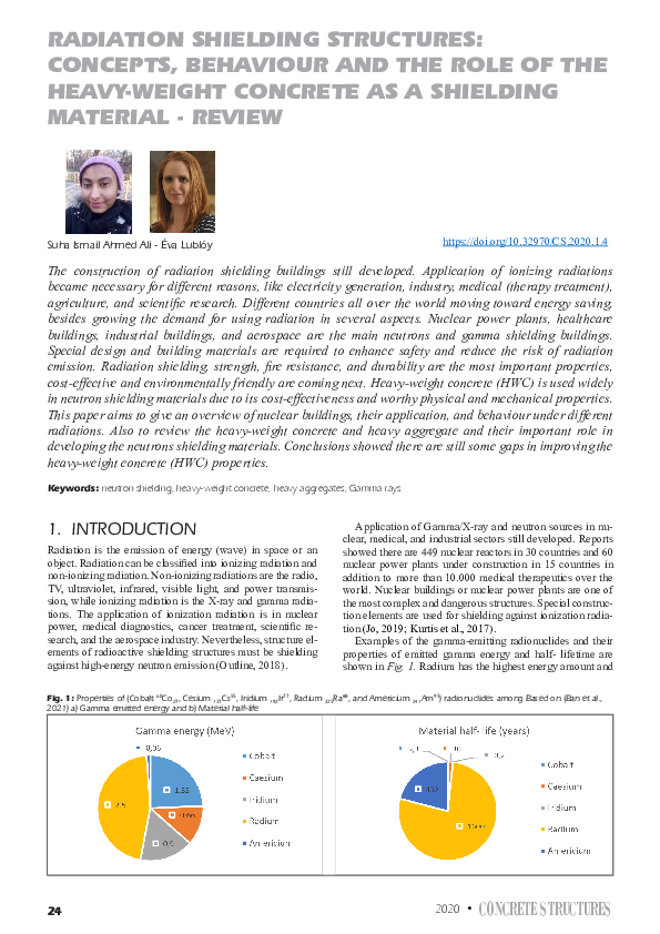 (PDF) Radiation shielding structures : Concepts, behaviour and the role ...