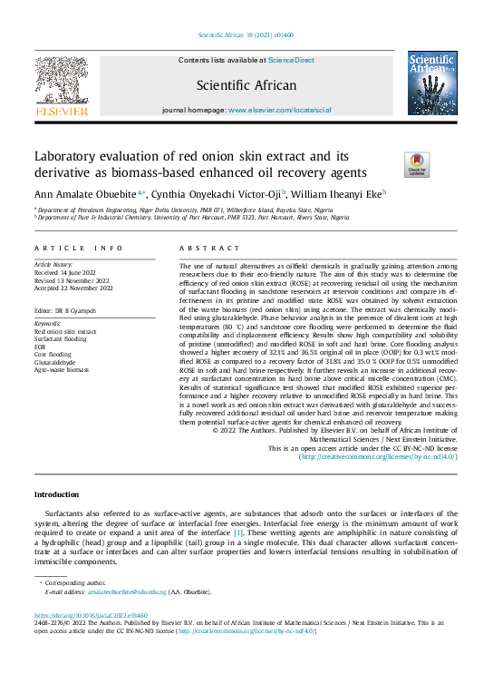 (PDF) Laboratory evaluation of red onion skin extract and its ...