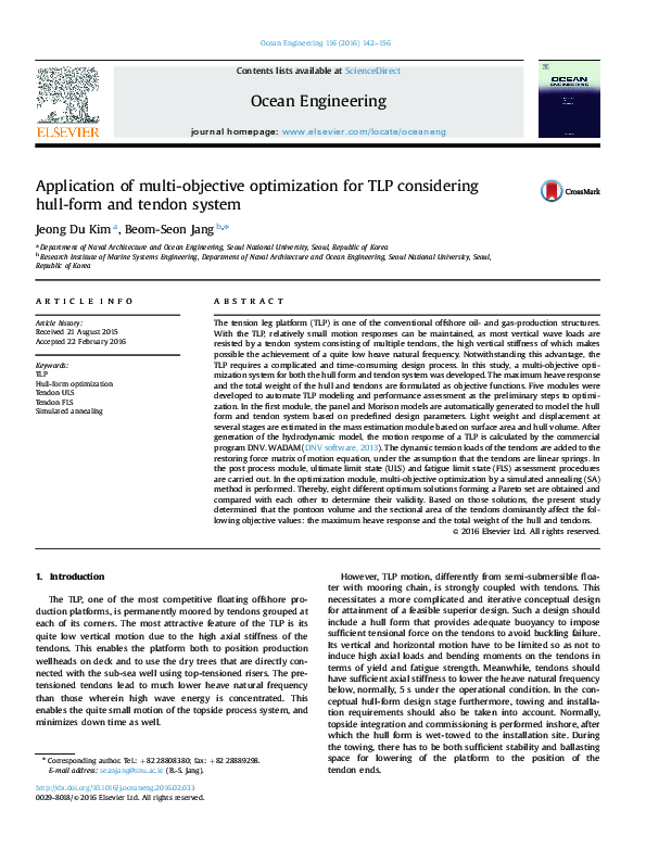 Application of Multi-Objective Optimization for Urban Water Resource ...