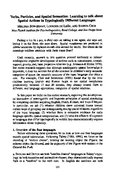 (PDF) Verbs, particles, and spatial semantics: Learning to talk about spatial actions in ...