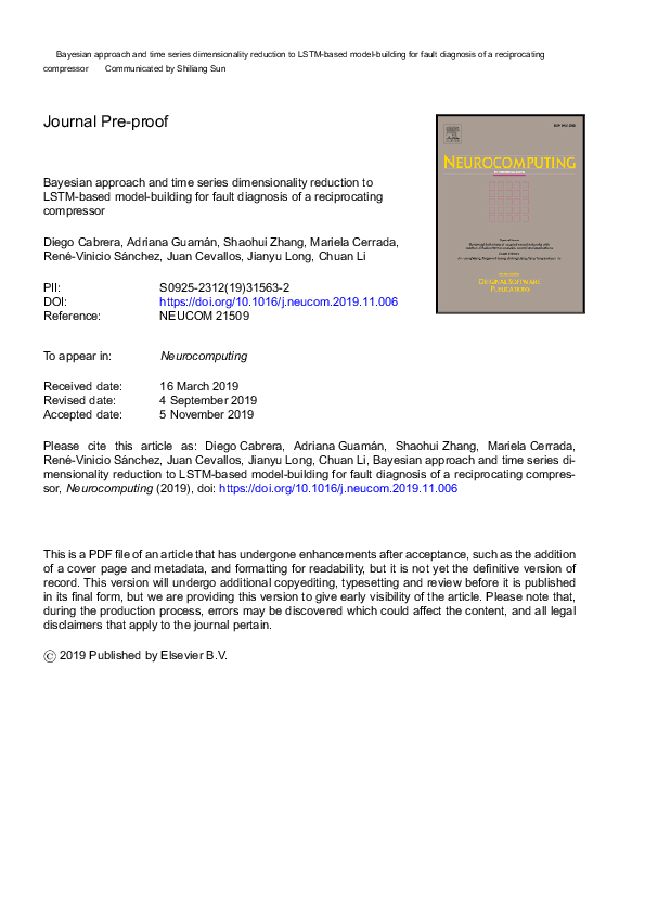 (PDF) Bayesian approach and time series dimensionality reduction to LSTM-based model-building ...