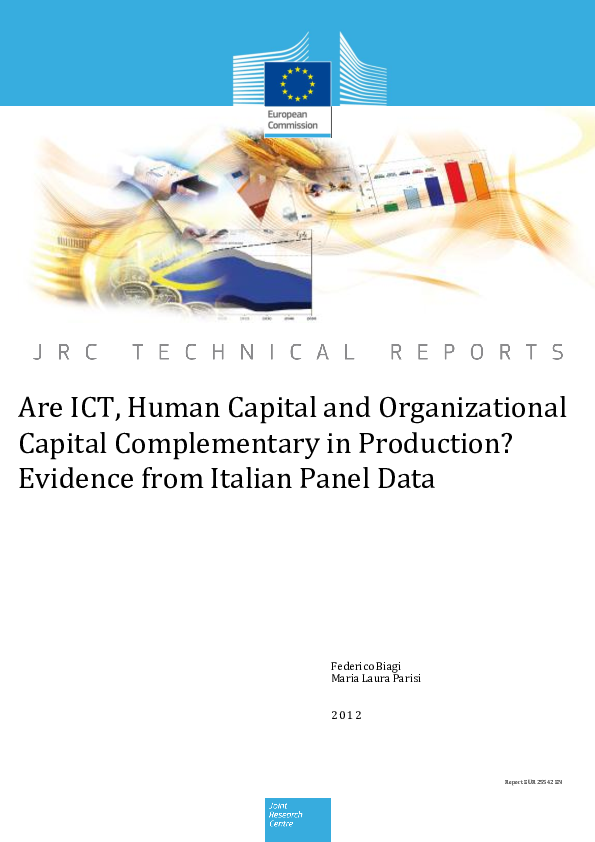 (PDF) Are ICT, Human Capital and Organizational Capital Complementary in Production? Evidence ...
