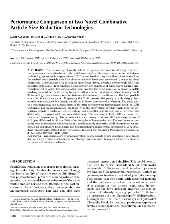 (PDF) Performance Comparison of two Novel Combinative Particle-Size ... (PDF) Performance Comparison of two Novel Combinative Particle-Size ...