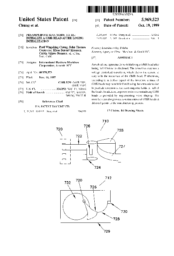 (PDF) PREAMPLIFIER BAS MODE TO RE INITIALIZE A GMR HEAD AFTER LOSING ...