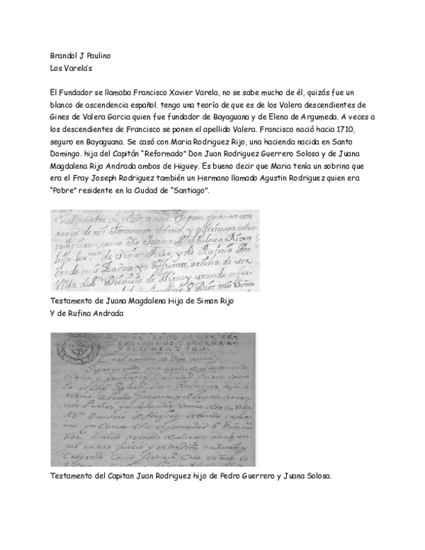 (PDF) Familia Varela