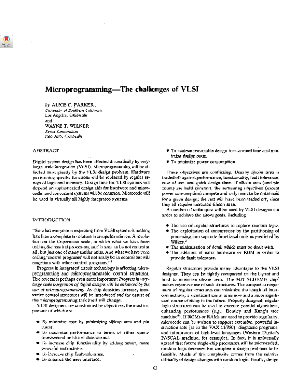 (PDF) Microprogramming