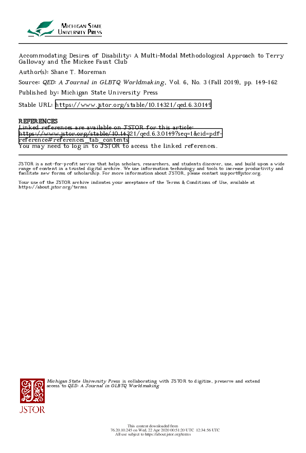 (PDF) Accommodating desires of disability: A multi-modal methodological ...