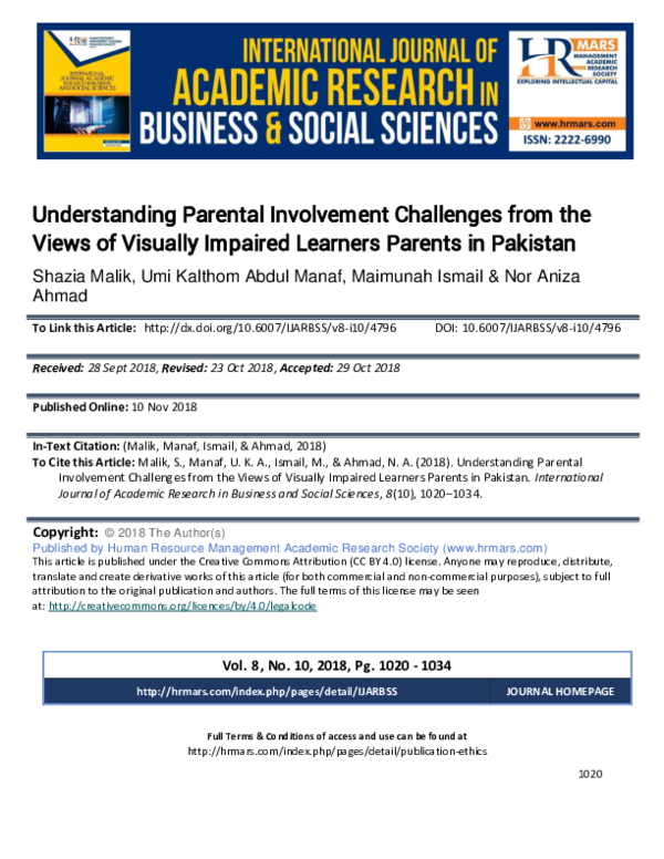 (PDF) Understanding Parental Involvement Challenges from the Views of ...