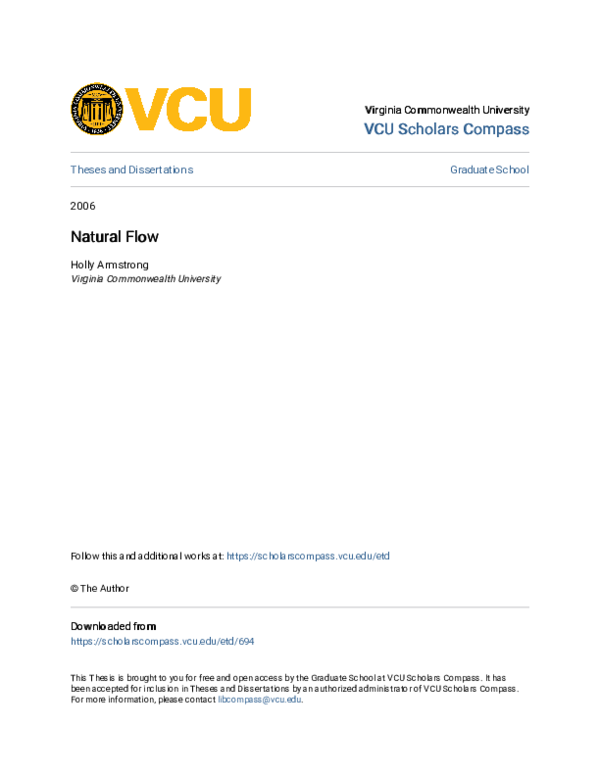 (PDF) Natural Flow