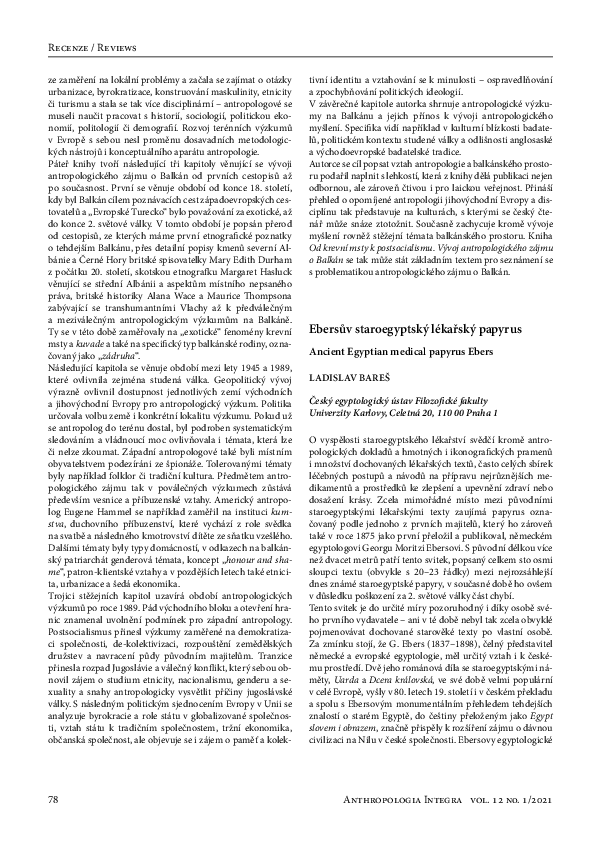 (PDF) Ancient Egyptian medical papyrus Ebers