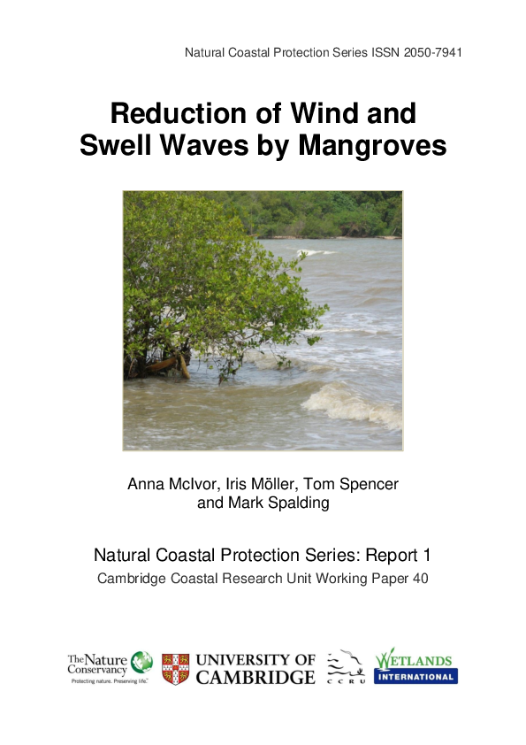 (PDF) Reduction of Wind and Swell Waves by Mangroves