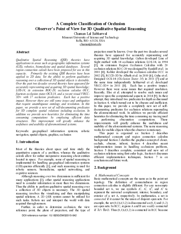 (PDF) A Complete Classification of Occlusion Observer’s Point of View ...