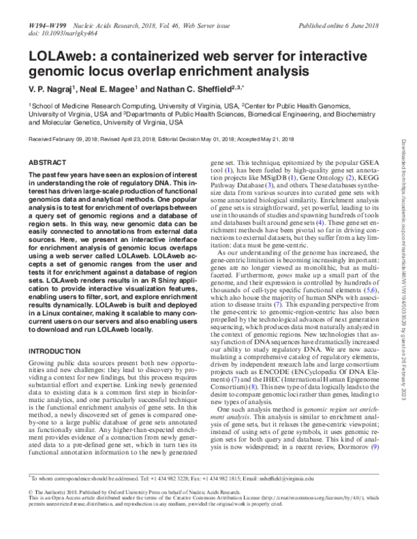 (PDF) LOLAweb: a containerized web server for interactive genomic locus ...