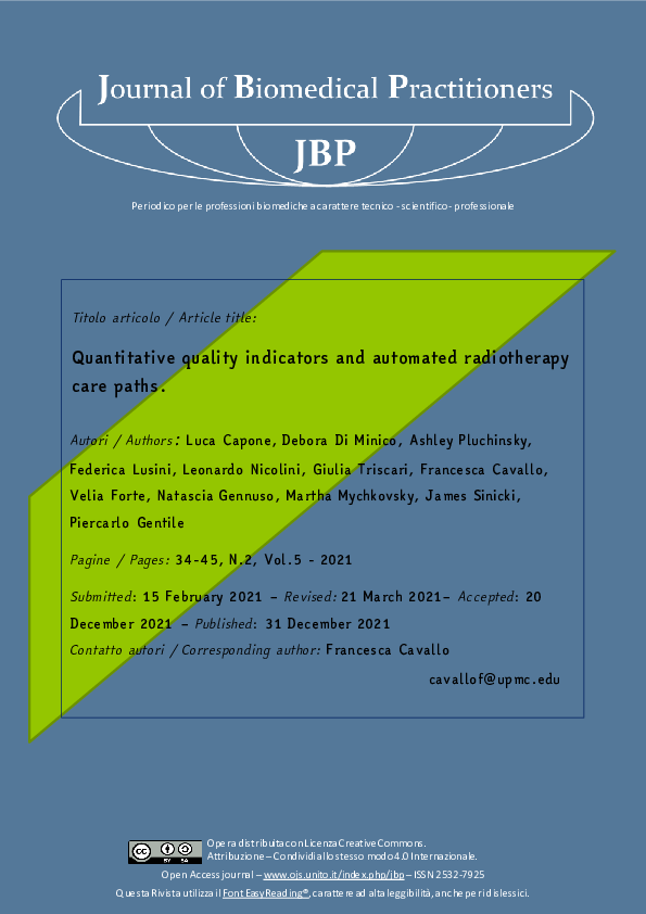 (PDF) Quantitative quality indicators and automated radiotherapy care paths