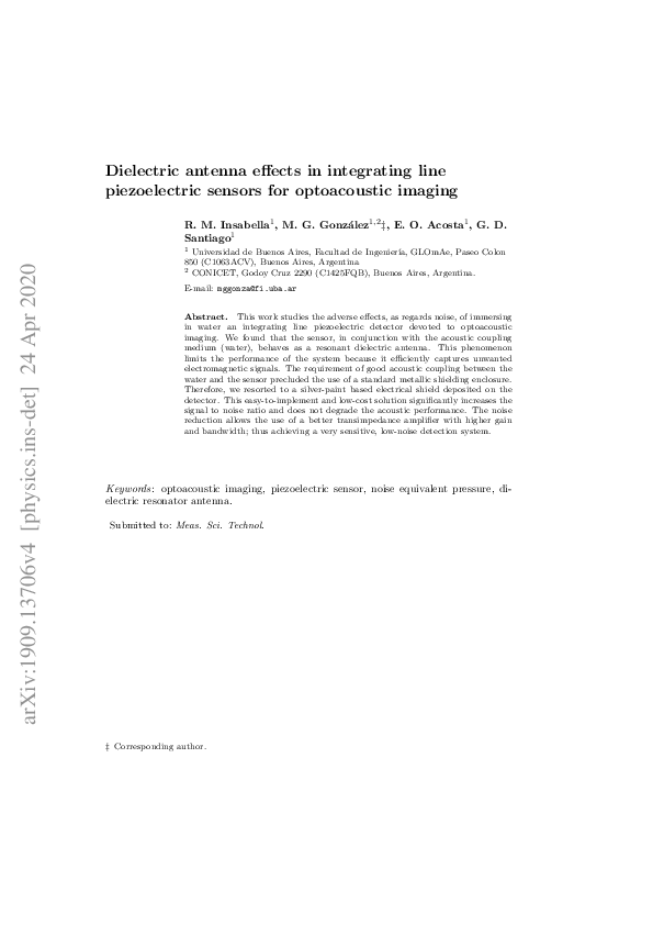 (PDF) Dielectric antenna effects in integrating line piezoelectric ...