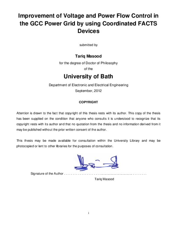 (PDF) Improvement of Voltage and Power Flow Control in the GCC Power ...