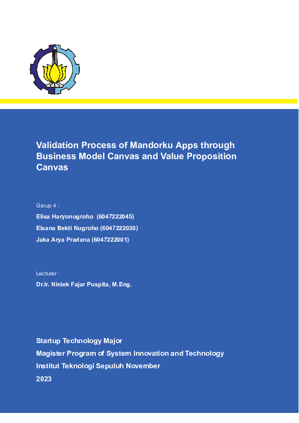 (PDF) Validation Process of Mandorku Apps through Business Model Canvas ...