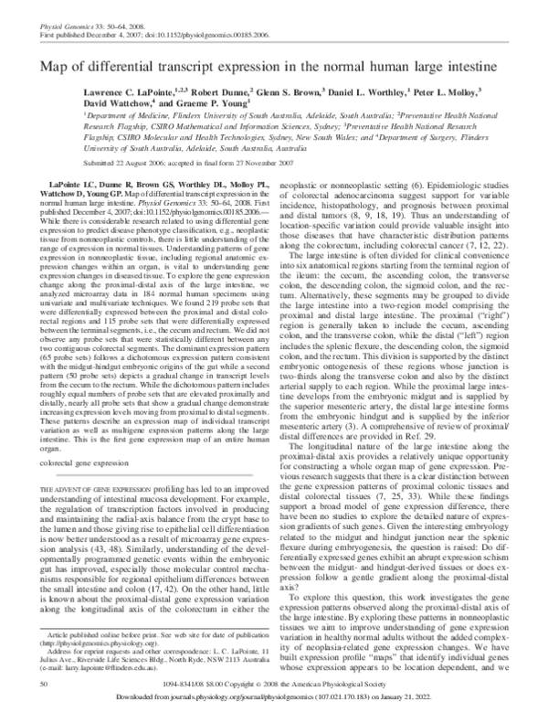 (PDF) Map of differential transcript expression in the normal human ...