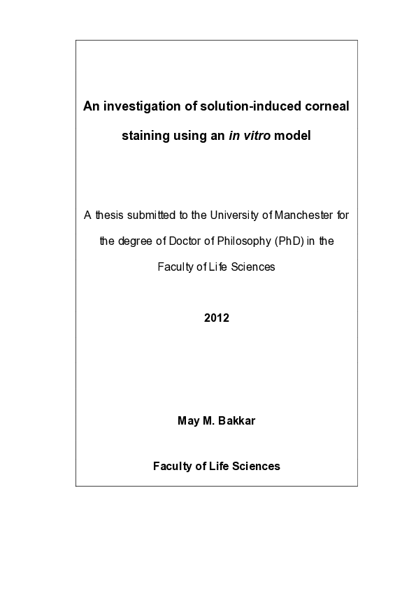 (PDF) An investigation of solution-induced corneal staining using an in ...