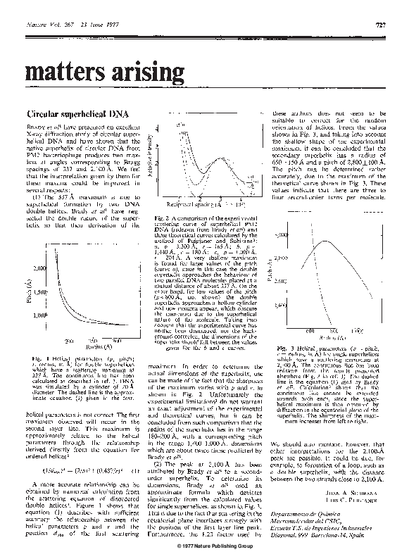 (PDF) Circular superhelical DNA