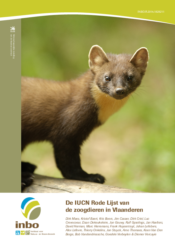 (PDF) De IUCN Rode Lijst van de zoogdieren in Vlaanderen