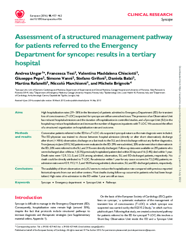 (PDF) Assessment of a structured management pathway for patients ...