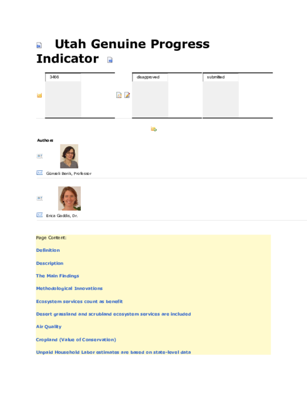 (DOC) Utah Genuine Progress Indicator