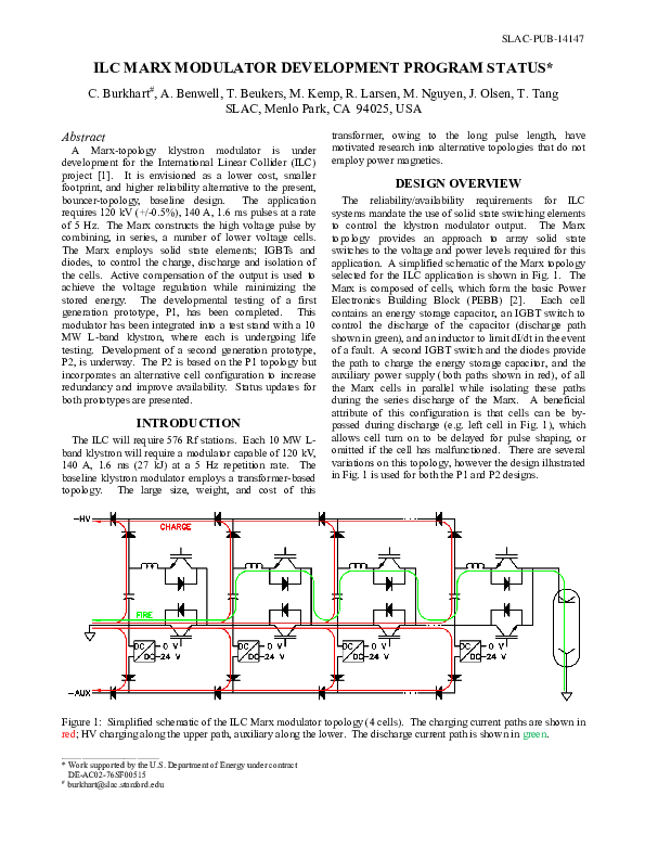 (PDF) ILC Marx modulator development program status