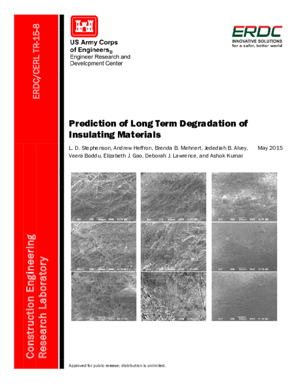 (PDF) Prediction of Long Term Degradation of Insulating Materials