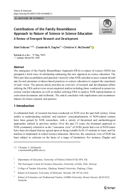 (PDF) Contributions of the Family Resemblance Approach to Nature of ...