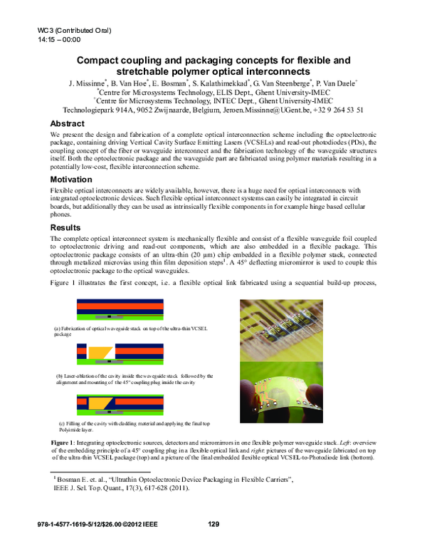 (PDF) Compact coupling and packaging concepts for flexible and ...
