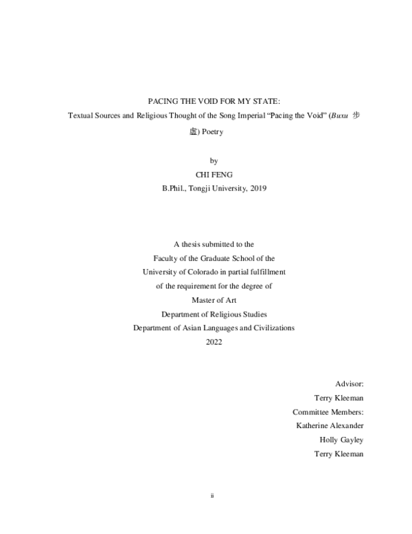(PDF) PACING THE VOID FOR MY STATE: Textual Sources and Religious ...