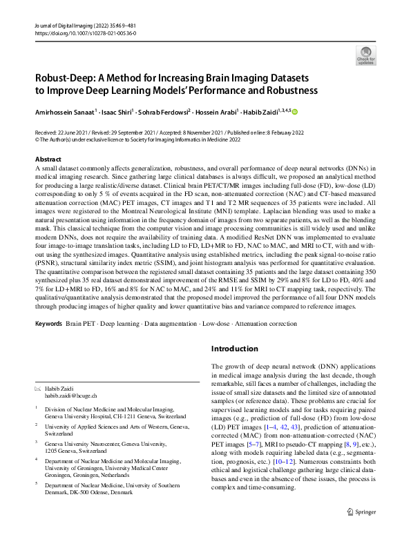 (PDF) Robust-Deep: A Method for Increasing Brain Imaging Datasets to Improve Deep Learning ...