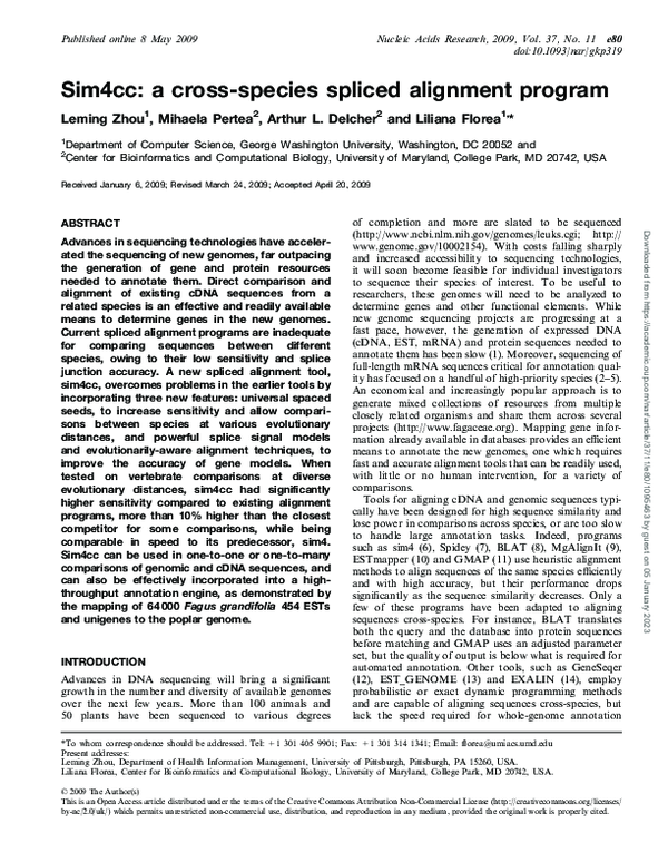 (PDF) Sim4cc: a cross-species spliced alignment program