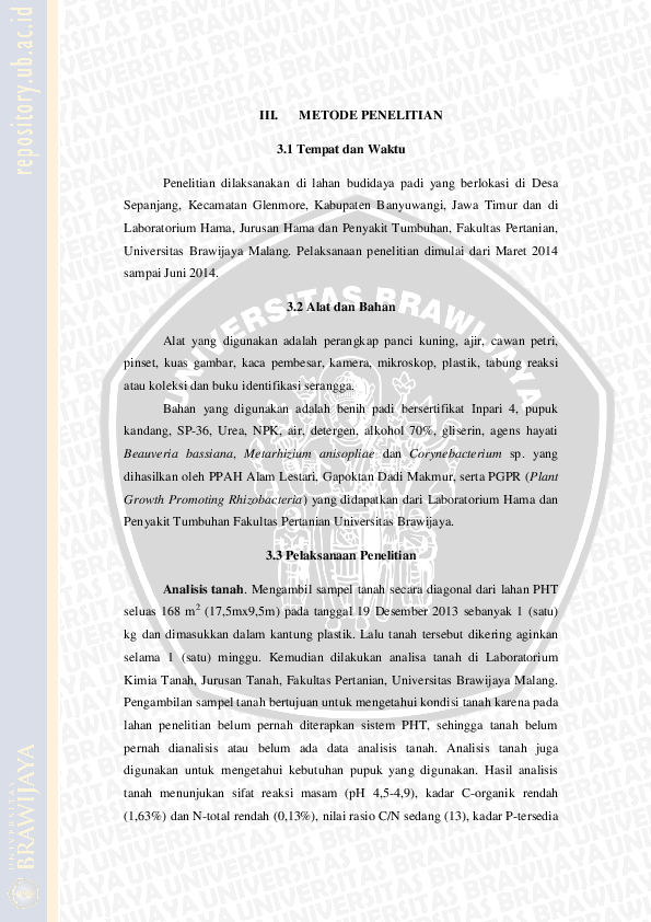 (PDF) PERKEMBANGAN POPULASI LARVA PENGGEREK BATANG DAN MUSUH ALAMINYAPADA TANAMAN PADI (Oryza ...