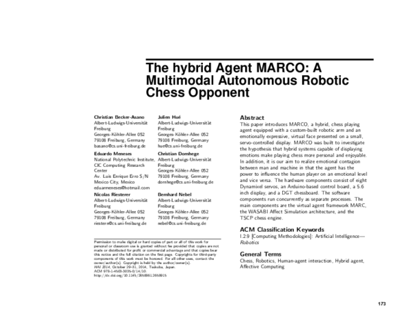 (PDF) The hybrid agent MARCO