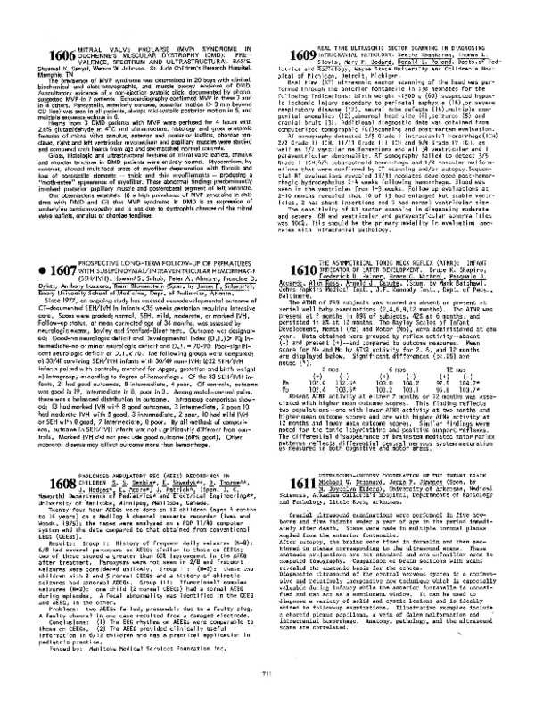 (PDF) 1611 Ultrasound-Autopsy Correlation of the Infant Brain
