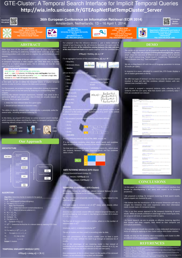 (PDF) GTE-Cluster: A Temporal Search Interface for Implicit Temporal Queries