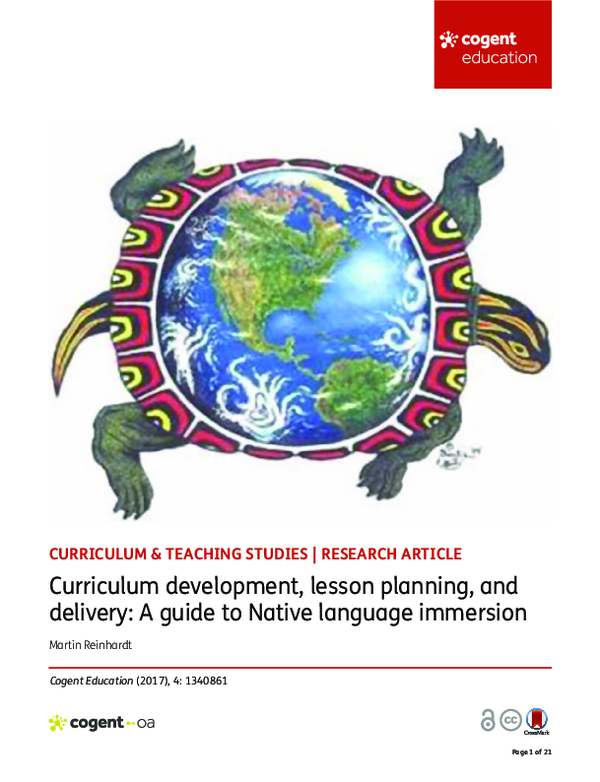 (PDF) Curriculum development, lesson planning, and delivery: A guide to ...