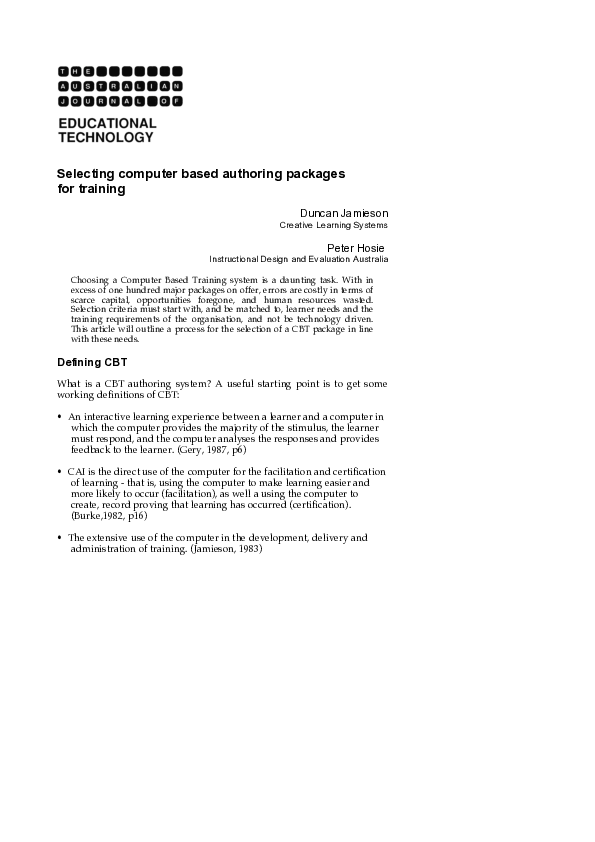 (PDF) Creative Learning Systems