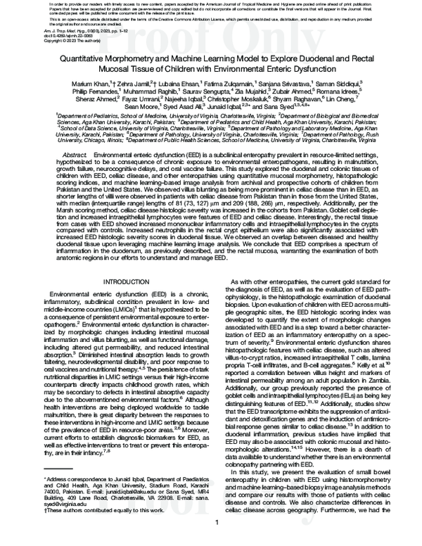(PDF) Quantitative Morphometry and Machine Learning Model to Explore ...