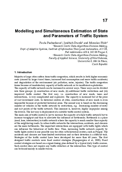 (PDF) Modelling and Simultaneous Estimation of State and Parameters of ...
