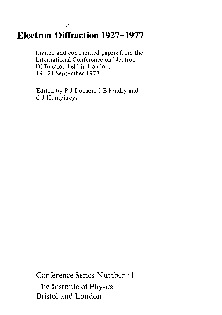 (PDF) Low-energy electron diffraction from disordered surfaces ...